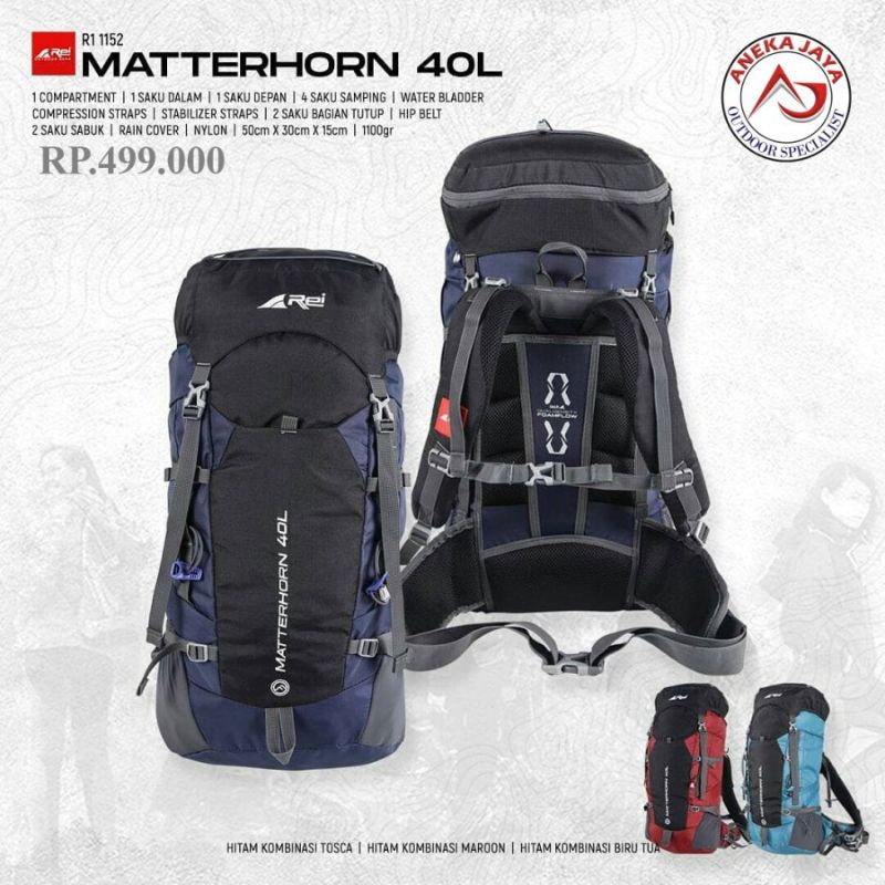 Jual SEMI CARRIER REI MATTERHORN 40L | Shopee Indonesia