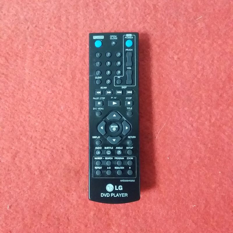 Jual REMOTE DVD PLAYER LG SERI AKB35840202 ORIGINAL | Shopee Indonesia