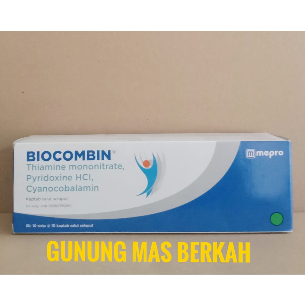 Jual BIOCOMBIN Biocombin biocombin isi 10 Tablet - Vitamin B (Per Strip ...