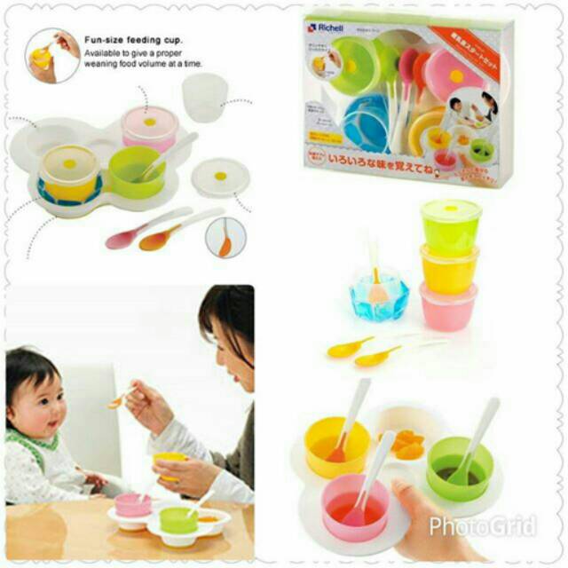 Jual Richell ND Weaning Starter Set | Shopee Indonesia