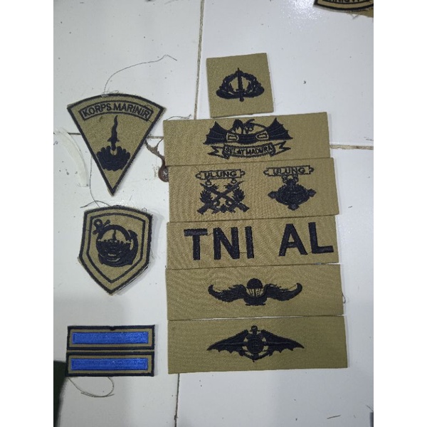 Jual BREVET PDL TNI, NKRI, KKO KAIN KERAS LENGKAP DENGAN NAMA | Shopee ...
