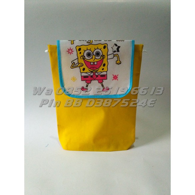 Jual Tas Ultah SPONGEBOB | Tas Ulang Tahun Anak Kartun SPONGEBOB Model ...