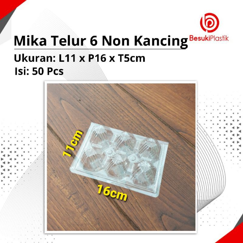 Jual Mika 6 Telur NON Kancing / Mika Telur 6 Non Kancing / Mika Telur ...