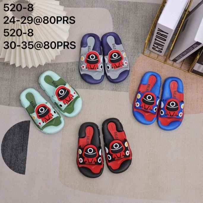 Jual DM148 SENDAL SANDAL SELOP ANAK UNISEX KARAKTER SQUID GAME elst073 ...