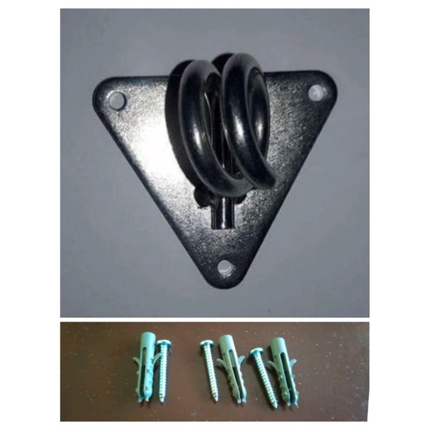 Jual klem Segitiga ulir clamp hock + piser baut sekrup | Shopee Indonesia