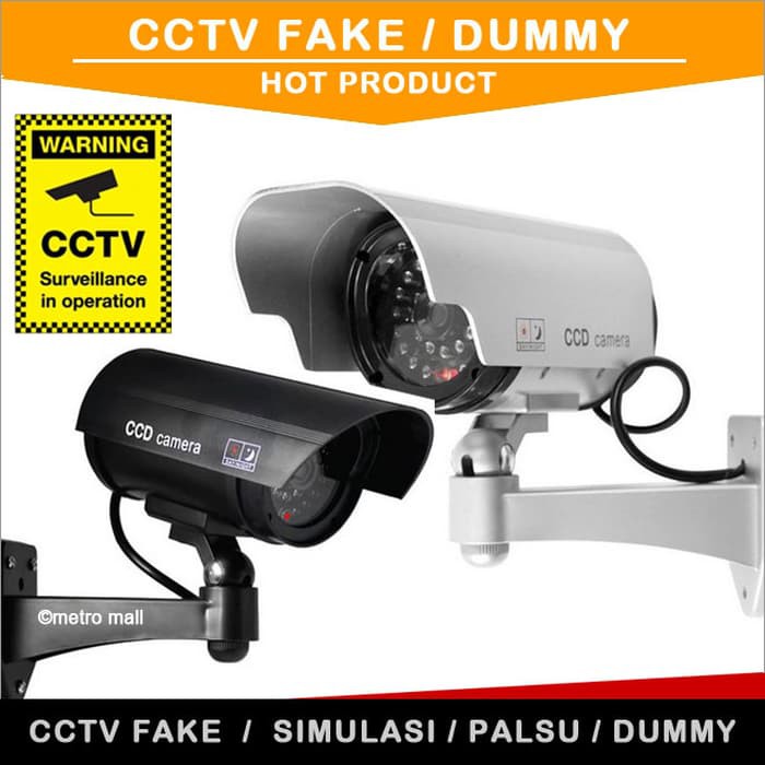Jual Kamera CCTV Replika Palsu Fake Tiruan Dummy Simulasi Spy Camera ...