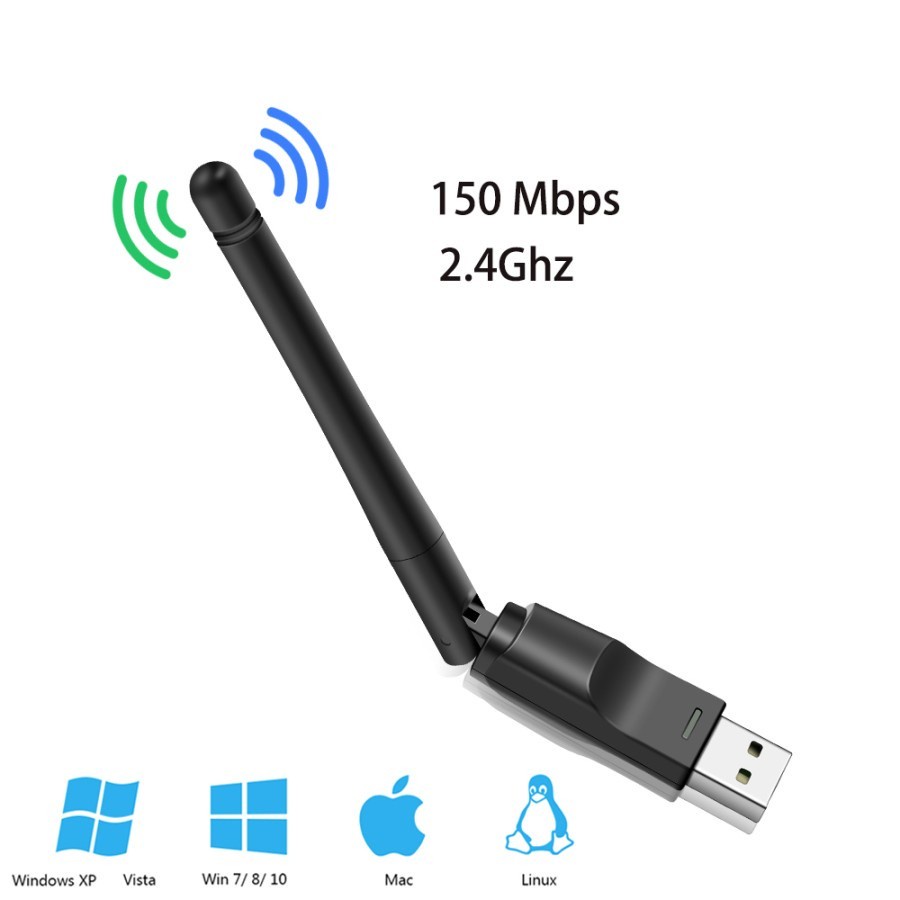 Jual FG MINI USB WIFI ANTENA WIRELESS ADAPTER 150MBPS FOR KOMPUTER PC ...