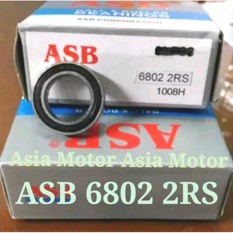 Jual Bearing Laher Pulley Puli Pully 6802 2RS ASB Suzuki Spin Skywave ...