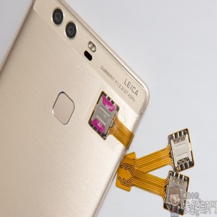 Jual Dual Sim Card Adapter Hybrid Sim Card Extender MicroSD Card ...