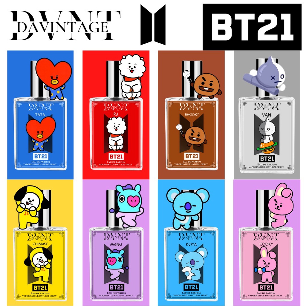 Jual Mix - Parfum BTS BT21 35ml Eau De Parfume - Parfum Kpop Korea Best ...