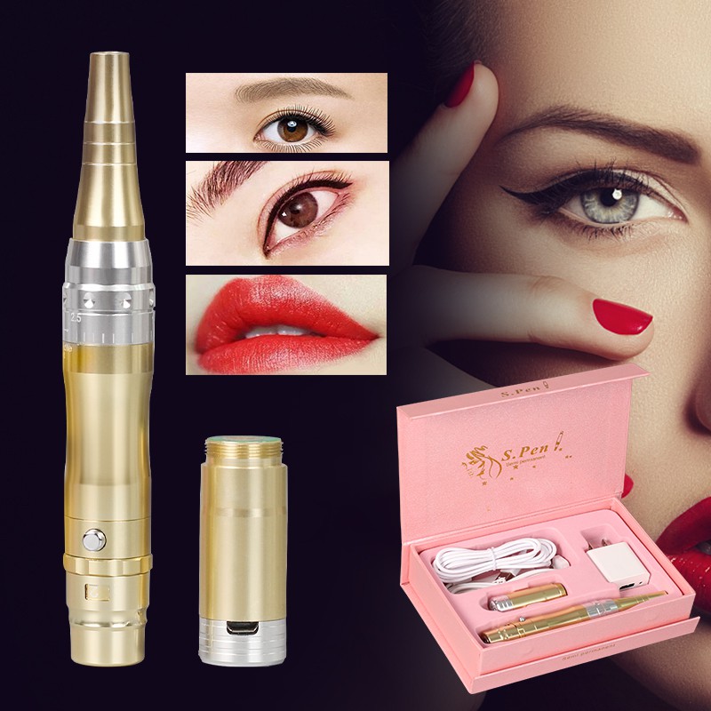 Jual IMPORT Wireless operation Electric permanent makeup machine kit ...