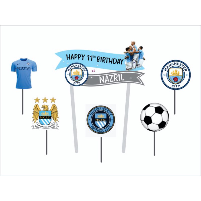 Jual Topper Manchester City PAKE NAMA | Shopee Indonesia