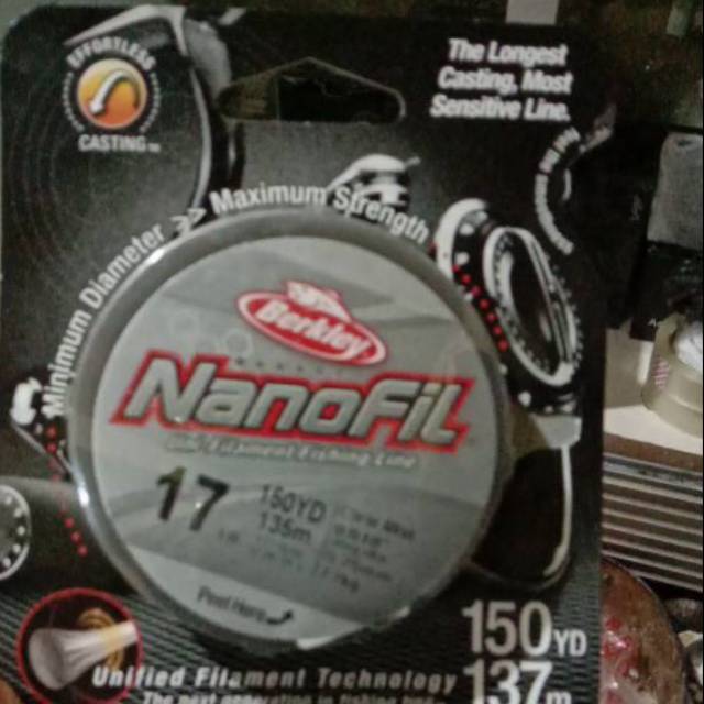 Jual Benang Barkley nanofil 17lb 135m | Shopee Indonesia