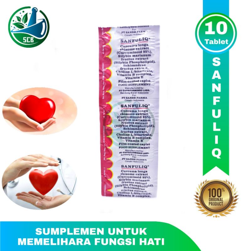 Jual Sanfuliq Tablet isi 10 tablet - Obat untuk memelihara fungsi hati ...