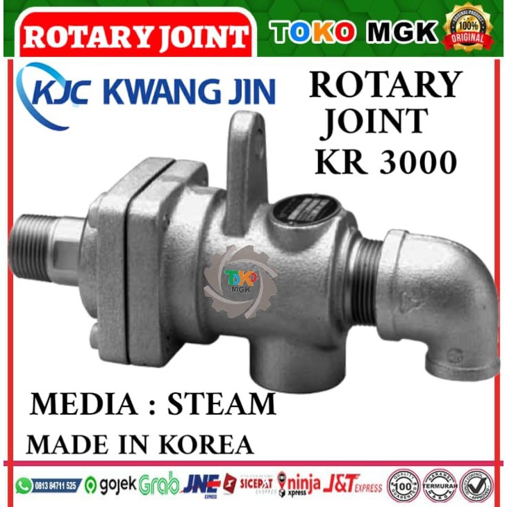 Jual KR3000 - 15A 1/2 INCH ROTARY JOINT KWANGJIN L/R MADE IN KOREA | Shopee Indonesia