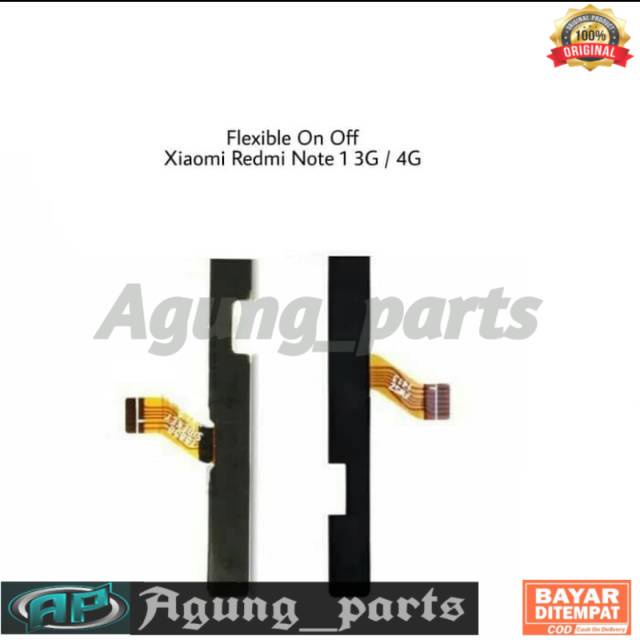 Jual FLEXIBEL FLEXIBLE ON OFF VOLUME XIAOMI REDMI NOTE 1 3G 4G ORIGINAL | Shopee Indonesia