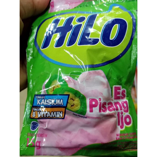 Jual HILO ES PISANG IJO SACHET ISI 10PCS/MINUMAN INSTAN/MINUMAN RASA ...
