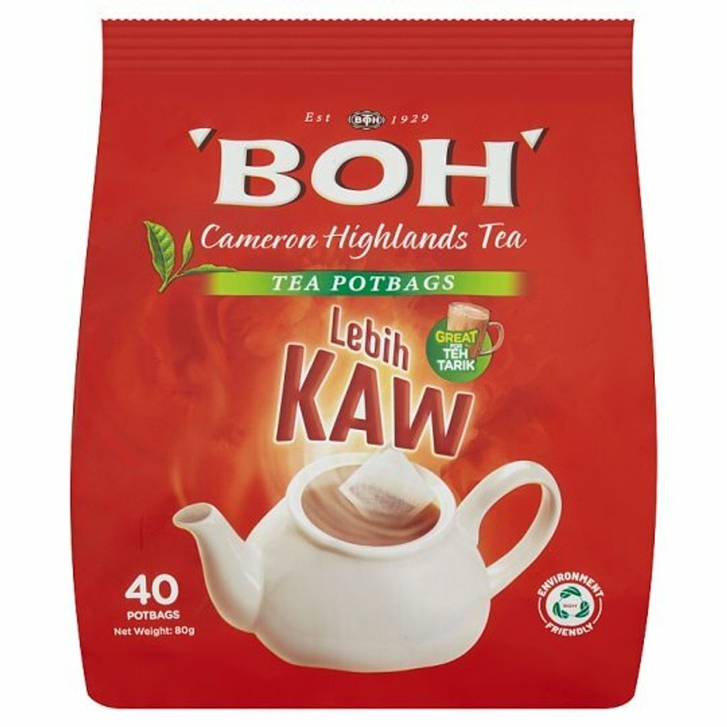 Jual BOH Cameron Highlands Tea Lebih KAW 80g (40 potbags) | Shopee ...