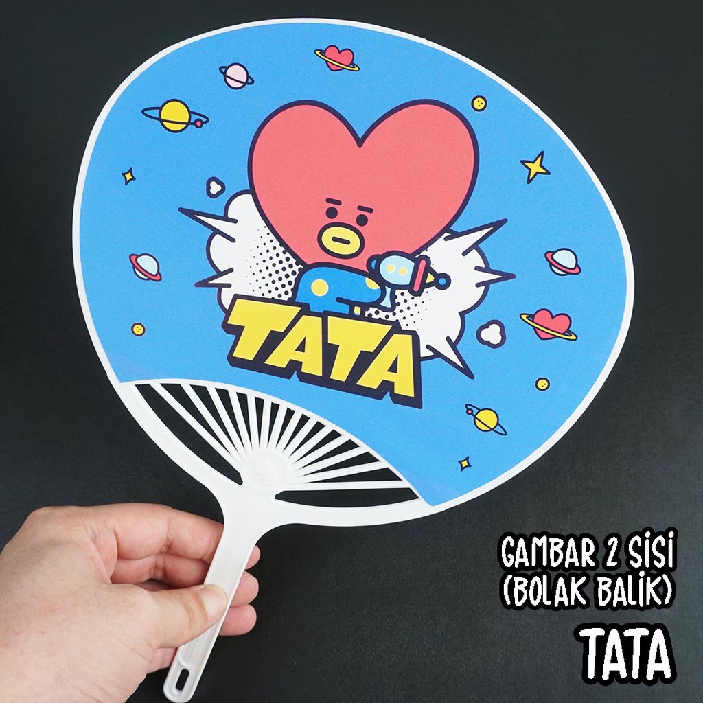 Jual Kipas Kerang BT21 (Versi 4) Merchandise KPOP Kipas Tangan Custom ...