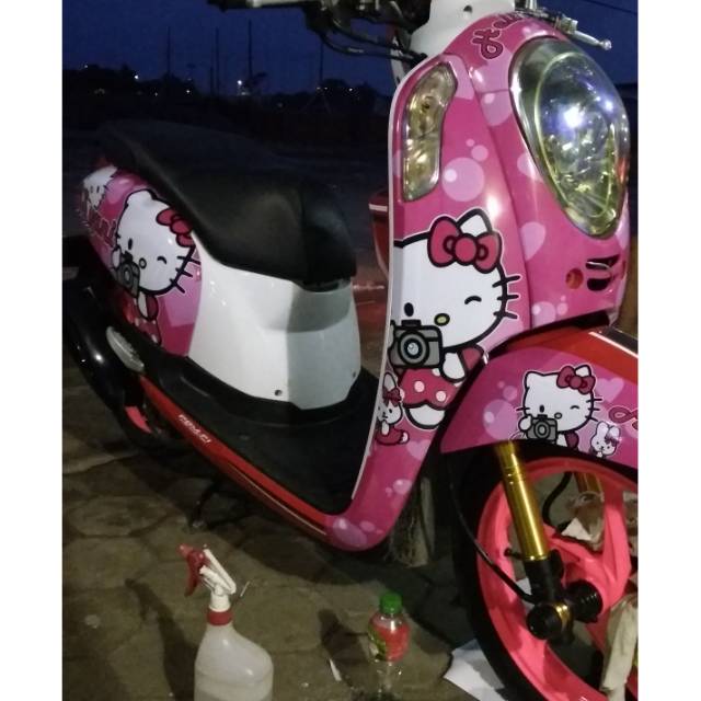 Jual Decal full body Scoopy fi lama Hello Kitty | Shopee Indonesia