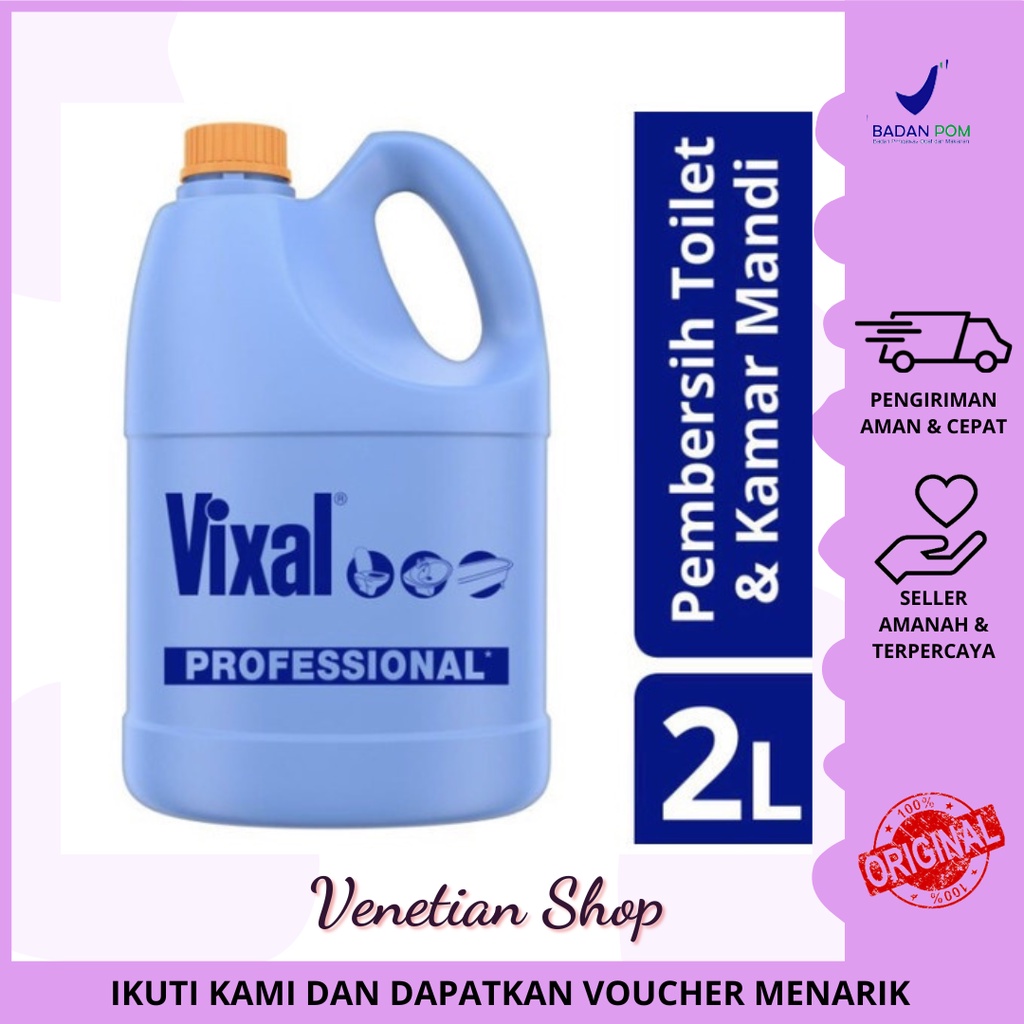 Jual Vixal Pembersih Toilet 2 Liter - 1 pack | Shopee Indonesia