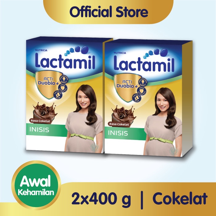 Jual Paket Isi 2 - Lactamil Inisis Minuman Awal Kehamilan Coklat 400Gr ...