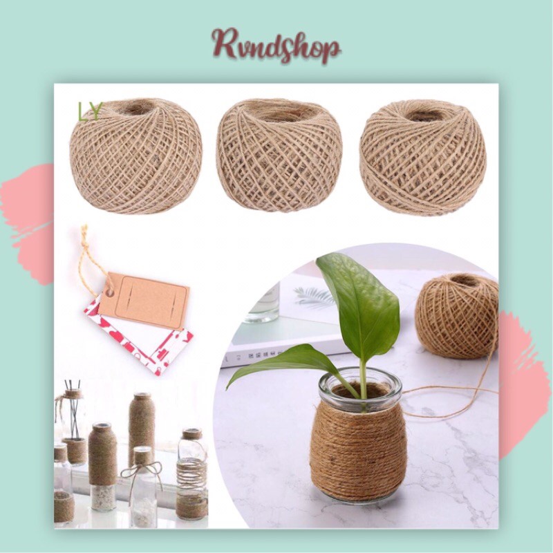 Jual Tali rami [1mm] Ukuran 50gr / Tali rami ukuran +/- 50m / Tali goni ...