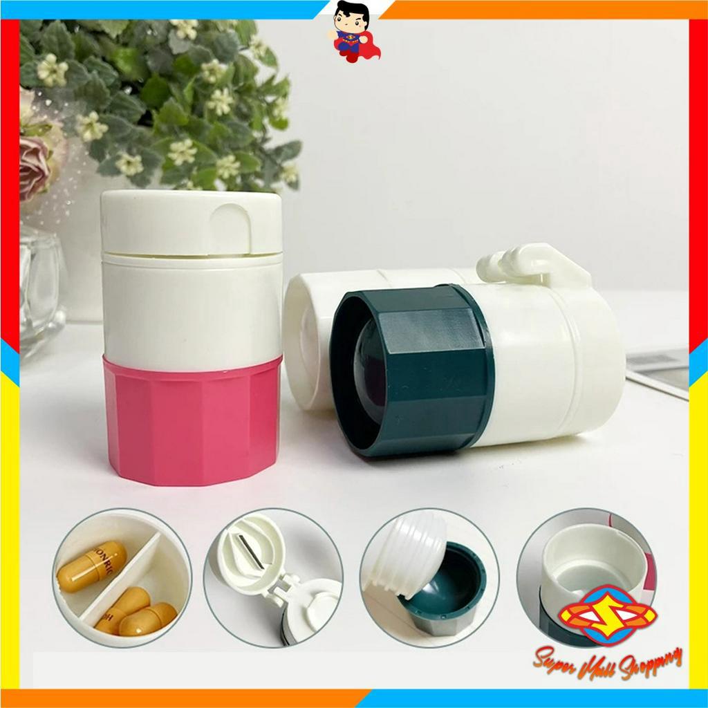 Jual SMS Alat PENGHANCUR OBAT 4 IN 1 PRAKTIS TEMPAT PENYIMPAN PIL ...