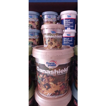 Jual CAT TEMBOK EXTERIOR DANASHIELD WARNA PUTIH | Shopee Indonesia