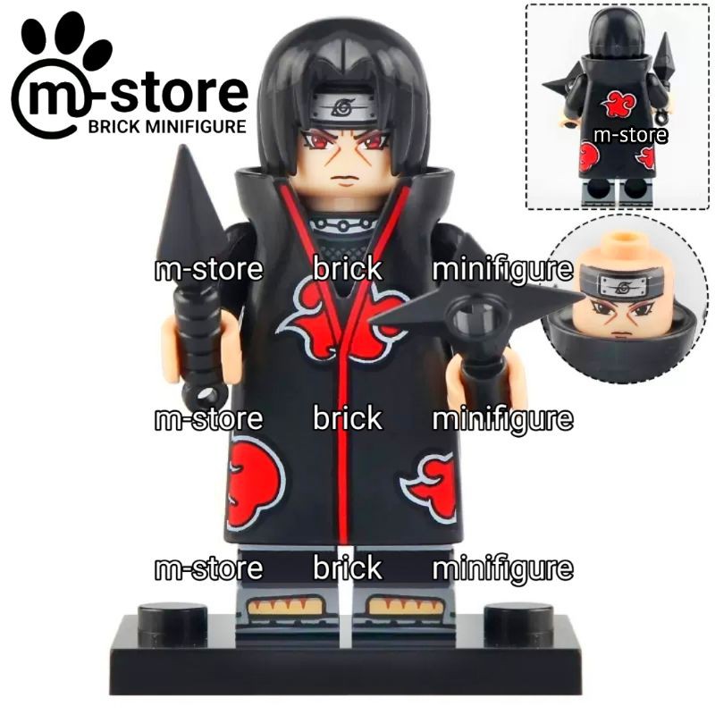 Jual brick naruto itachi uchiha mini toy figure | Shopee Indonesia