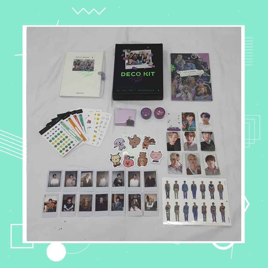Jual [READY STOCK] - SHARING BTS DECO KIT (OFFICIAL) | Shopee Indonesia