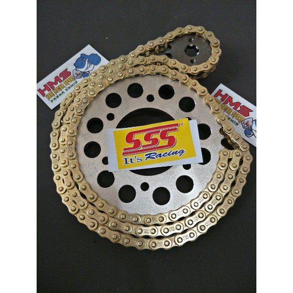 Jual Gir Set SSS Ninja RR Ninja R Rantai Gold Fukukawa 428 - Gear Set Sss Ninja RR Ninja R ...