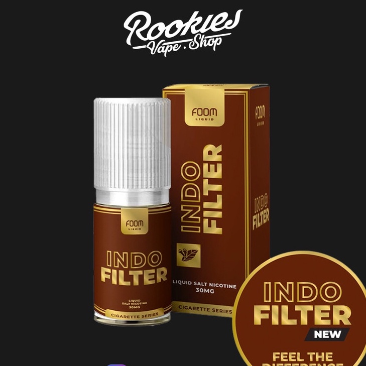 Jual FOOM Cigarette Series Indo Filter 30MG 30ML by FOOM Liquid Vape ...