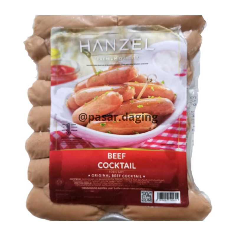 Jual SOSIS HANZEL BEEF COCKTAIL 500 GR | Shopee Indonesia
