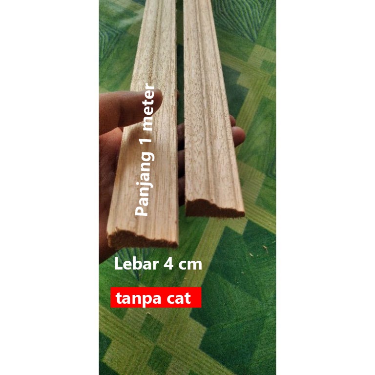 Jual Naindo Wall Moulding kayu berkualitas panjang 1 meter siap pakai ...