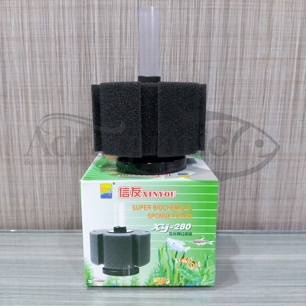 Jual XINYOU 280 SPONGE FILTER BIO FOAM BIOFOAM MEDIA FILTER AQUARIUM AQUASCAPE | Shopee Indonesia