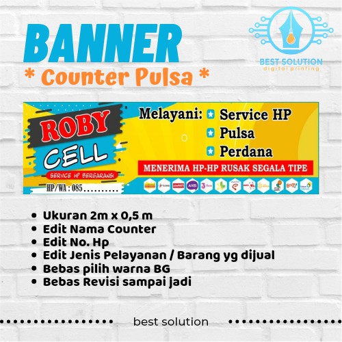 Jual Cetak Banner / Spanduk Counter | Shopee Indonesia