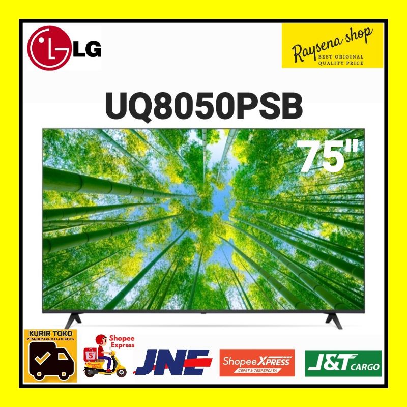 Jual LG 75UQ8050PSB LED TV UHD 4K 75 inch 75UQ8050 UQ8050 LG 75UQ NEW ...