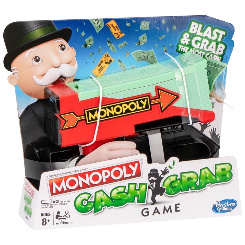 Jual Hasbro Monopoly Cash Grab Game Money Blaster Machine | Shopee ...