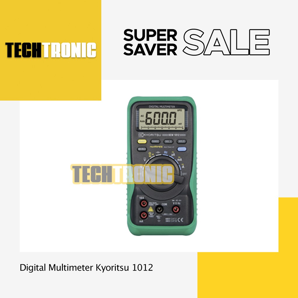Jual Digital Multimeter Kyoritsu 1012 - TECHTRONIC | Shopee Indonesia