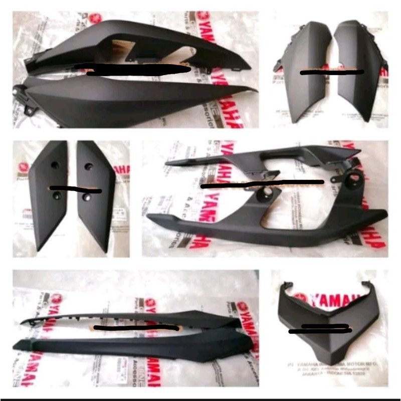 Jual Full Set Body Halus Xmax 250 Incluid Behel Original YGP HITAM DOFF ...