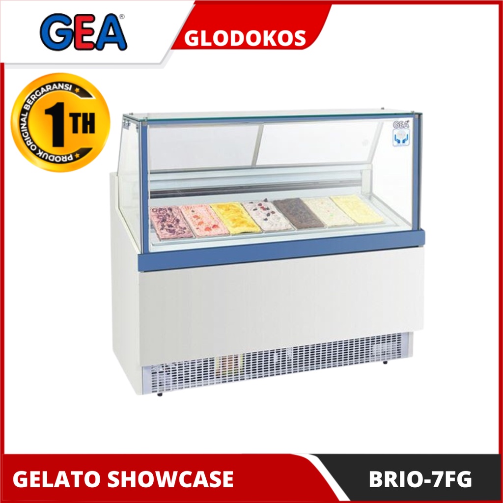 Jual GELATO SHOWCASE FAN COOLING GEA BRIO-7FG PEMAJANG MAKANAN GARANSI ...