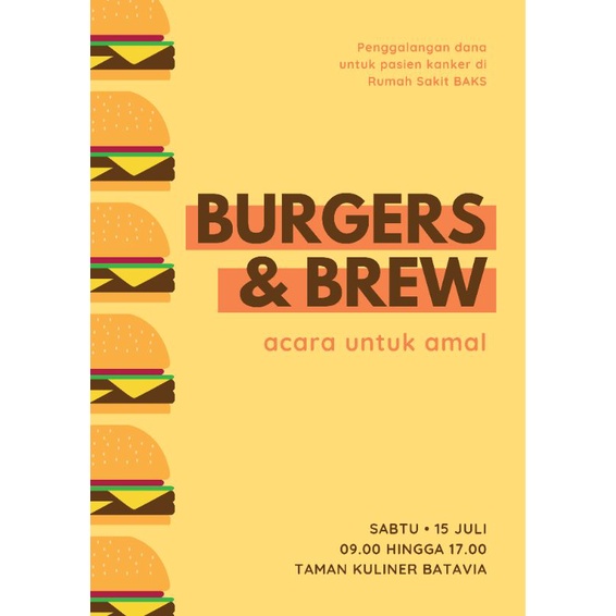 Jual Jasa Desain Brosur Acara untuk amal | Shopee Indonesia