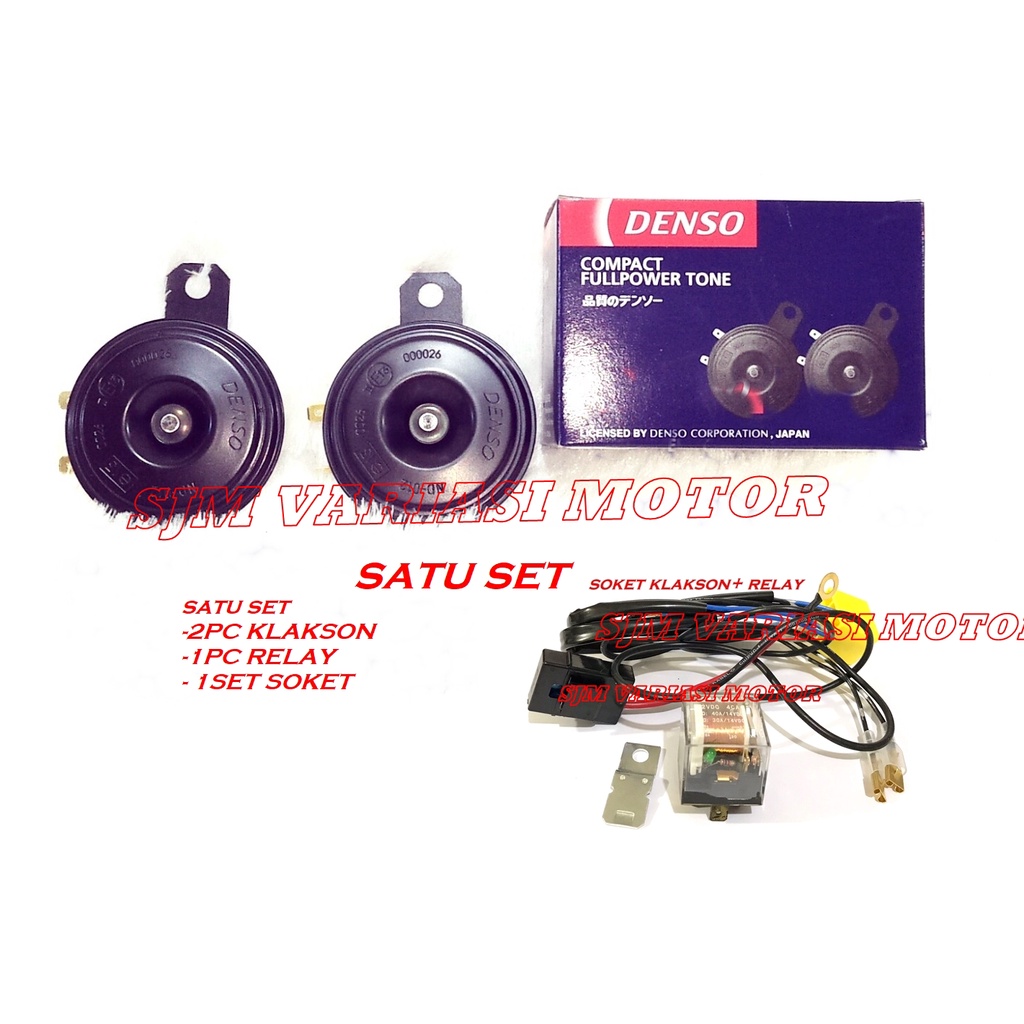 Jual KLAKSON DENSO UNTUK SEMUA JENIS MOTOR BUNYI MOBIL AVANZA XENIA ...