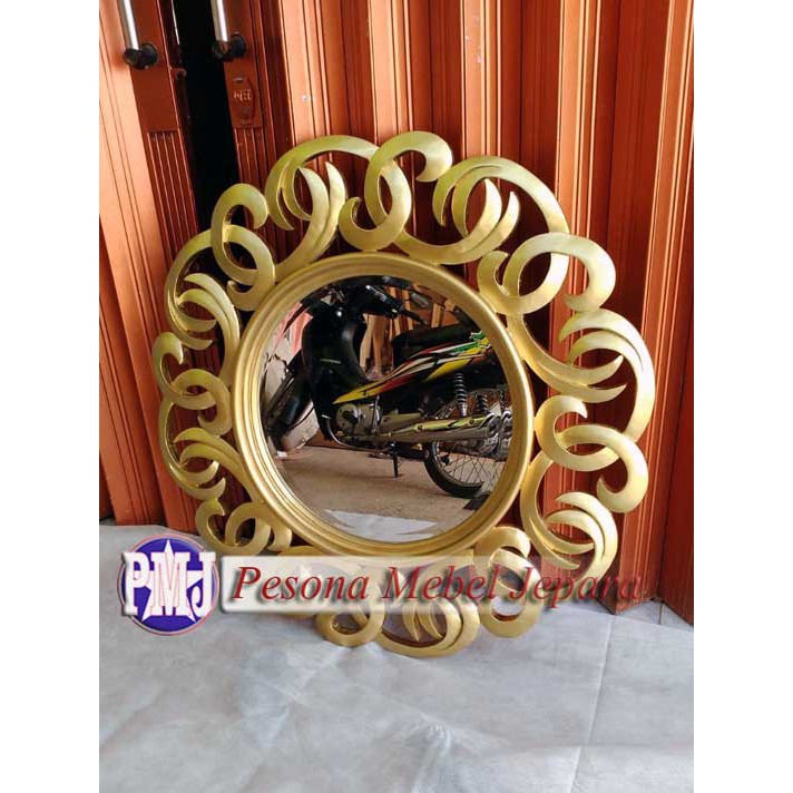 Jual Frame atau Pigura atau Bingkai Cermin Kail Kayu Jati | Shopee ...