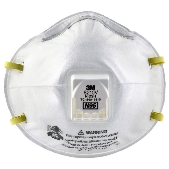 Jual MASKER- 3M MASKER N95 - 8210V PARTICULATE RESPIRATOR - 1 BOX 10 ...