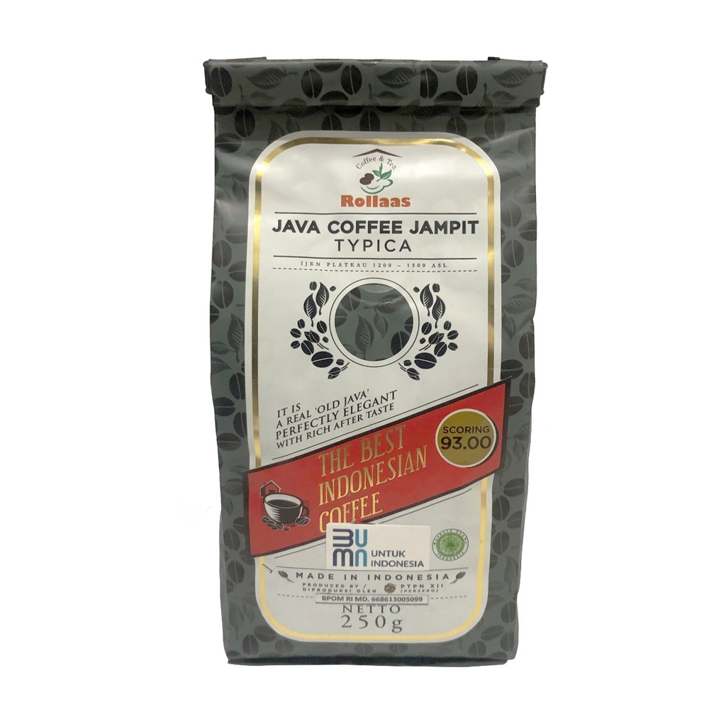 Jual Kopi Biji Arabika Typica 250 gr - Rollaas Java Coffee Arabica ...