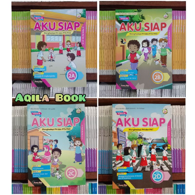 Jual Buku Aku Siap menghadapi PH dan PTS. Aku Siap 2A,2B,2C,2D kelas 2 ...
