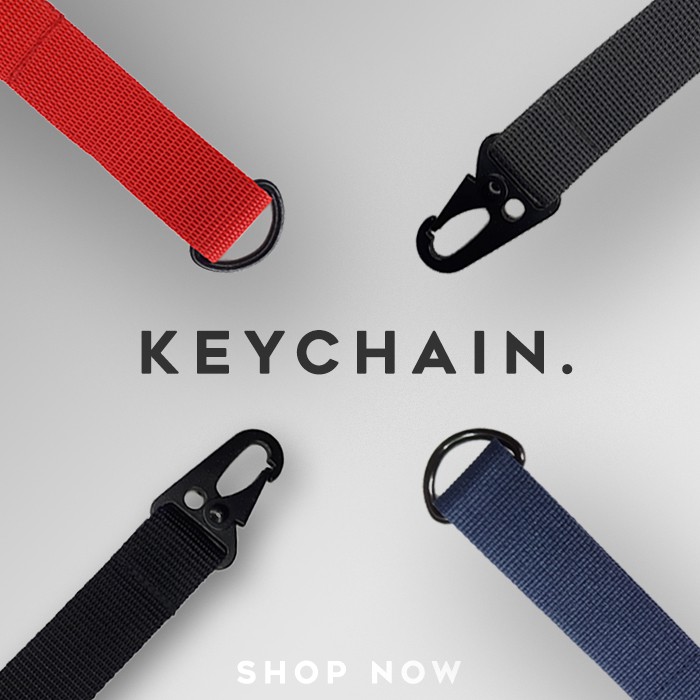 Jual Keychain Webbing Nylon Premium Snaphock Gantungan Kunci Anak Motor ...