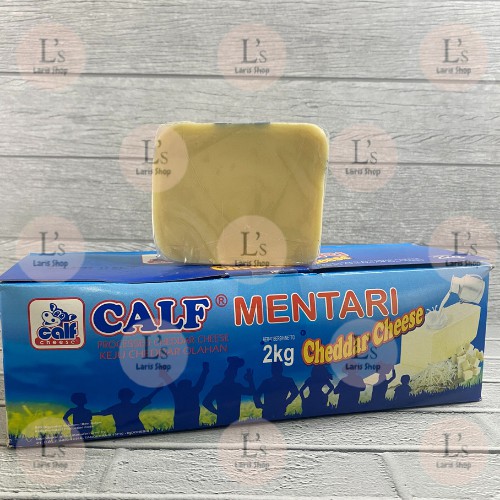 Jual Keju Calf Mentari Cheedar 2Kg (REPACK 250GR) | Shopee Indonesia
